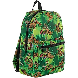 Scooby-Doo and Shaggy Sublimated Print Backpack with Laptop Pocket