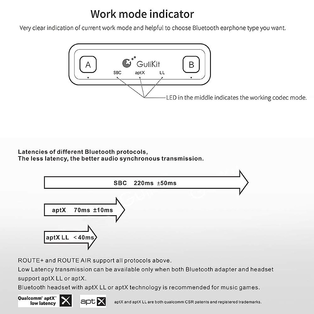 Bluetooth Adapter for Nintendo Switch Accessories USB-C Connector Wireless Audio Transmitter with aptX LL, Support in-Game Voice Chat,Connect AirPods Headphones - Turquoise