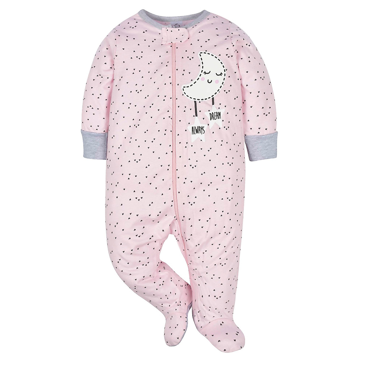 Gerber Baby Girls 4 Pack Sleep 'N Play Footie Cloudy Newborn