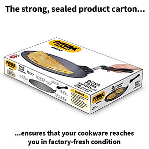 Hawkins Futura Non-stick Flat Dosa Tava Griddle, 11-inch,Black