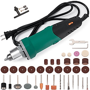 ZiBeiLe 480W Power electric die grinder Set with Six-Speed Control for Sanding, Polishing,Carving, Delicate & Light DIY Small Projects, High Speed 30000RPM Rotary Carver for Precision Grinding