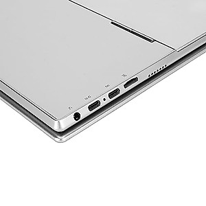 Haofy HD Tablet Laptop 3500mAh Ultra Slim 2 in 1 Laptop 100-240V 3K Touch Screen with Magnetic Keyboard for Entertainment (US Plug 8GB+1TB)