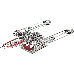 Fascinations Metal Earth Star Wars Rise of Skywalker Zorii's Y-Wing Fighter 3D Metal Model Kit