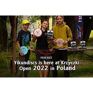 Yikun Disc Golf Disc Midrange Professional Disc Golf Discs Mid-Range 170-175g for Outdoor Games Beginner Disc Golf (Color May Vary)