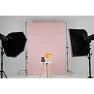 Kate 6ft×9ft Solid Light Pink Backdrop Portrait Photography Background for Photography Studio Children and Headshots Light Pink Backdrop Background for Photography Photo Booth