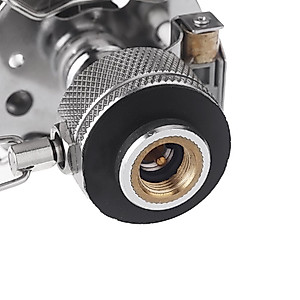 Mini Portable Camping Lantern Gas Light Tent Lamp Torch Hanging Metal Lamp-chimney Butane 80LUX