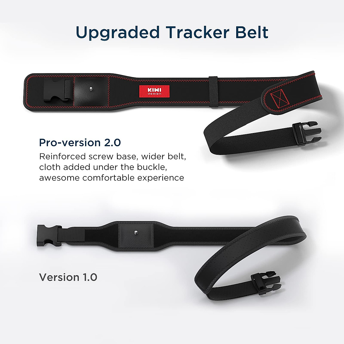 KIWI design Tracker Straps and Belt for Full Body Tracking VR, Compatible with PC VR Platform and SteamVR, Upgraded Hand/Foot Trackerstrap Accessories Fit HTC Vive Trackers (Trackers NOT Included)