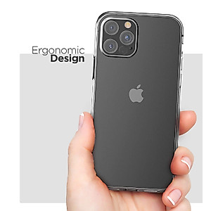Encased Showcase Series Designed for iPhone 12 PRO MAX Belt Clip Case with Holster (Slim Fit) Transparent Back Protective Cover (2020 Release)