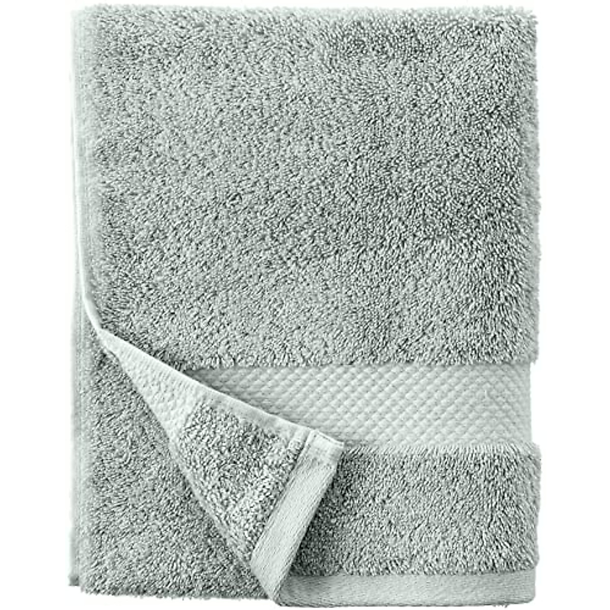 Amazon Aware 100% Organic Cotton Plush Bath Towels - Bath Towels, 4-Pack, Sage Green