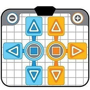 OSTENT Non-Slip Dancing Pad Dance Mat for Nintendo Wii Gamecube NGC Console Sport Dance Games