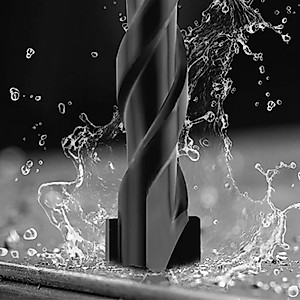 10-Piece Masonry Drill Bits Kit for Concrete, Stone, Carbide Drill Bit Set for Glass, Brick, Tile, Plastic, Ceramic and Wood Size 5/32 to 1/2 inch