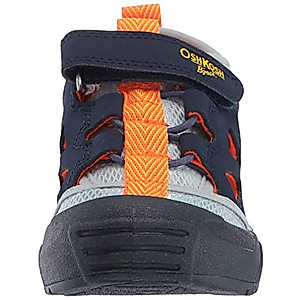 OshKosh B'Gosh Boy's Emon Bump Toe Sandal, Navy, 7 Toddler