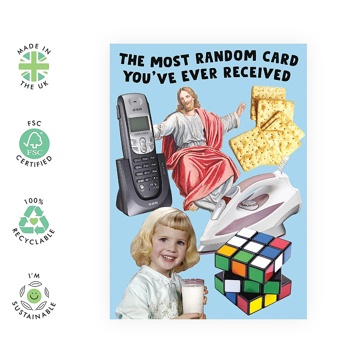 CENTRAL 23 Random Birthday Card For Friend - Funny Greeting Cards for Men and Women - Hilarious All Occasions Card for Brother Sister - For Colleague Boss Best Friend - Comes With Fun Stickers