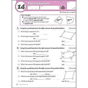Kumon Geometry-Grades 6-8 (Kumon Middle School Math Workbooks) (Kumon Math Workbooks)