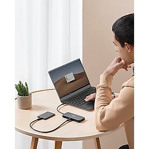 Anker 555 USB-C Hub (8-in-1), with 100W Power Delivery, 4K 60Hz HDMI Port, 10Gbps USB C and 2 A Data Ports, Ethernet microSD SD Card Reader, for MacBook Pro More
