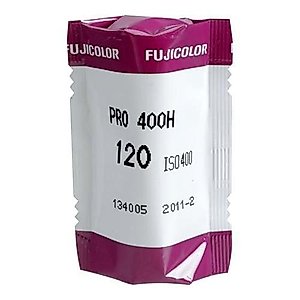 Fujifilm Fujicolor Pro 400H Color Negative Film, ISO 400, 120 Size USA