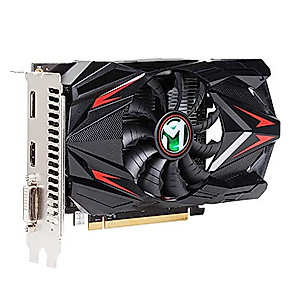 maxsun AMD Radeon RX 550 4GB GDDR5 ITX Computer PC Gaming Video Graphics Card GPU 128-Bit DirectX 12 PCI Express X16 3.0 DVI-D Dual Link, HDMI, DisplayPort