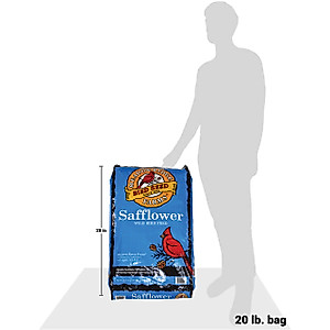 Meadow Ridge Farms Safflower Bird Seed, 20-Pound Bag