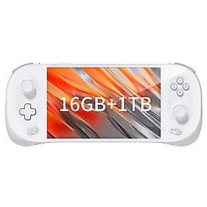 Zestioe AYANEO 2 (AMD R7-6800U)- 7 Inches Handheld PC Game Console Win 11 Laptop Touch Screen Video Game Console, CPU AMD Ryzen 7 6800U Processor Tablet PC,16GB RAM, 1TB Storage (White)