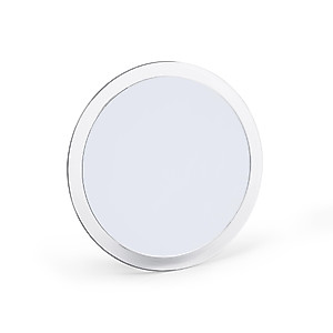 Jerdon Portable Travel Makeup Mirror – 9” Diameter Frame with 5X Magnification – Suction Cups Allow Wall Mounting – Travel Case Included – Model JSC5
