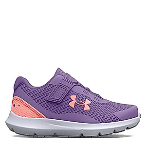 Under Armour Girls' Infant Surge 3 Alternate Closure, Vivid Lilac/Beta Tint, 5K Medium US
