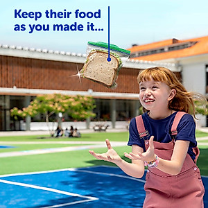 Ziploc Sandwich and Snack Bags with EasyGuide Texture, Plastic Storage Bags with Grip 'n Seal Technology, 280 Bags Total