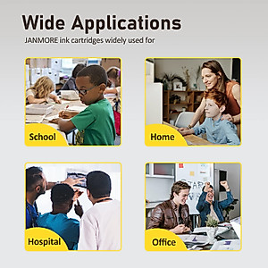 62XL Ink Cartridges High Yield Replacement for HP Ink 62xl Black and Color Combo Pack Work with HP Envy 5540 5549 5640 5660 7640 7645 OfficeJet Mobile 250 200 OfficeJet 5740 5741 8040 Printer