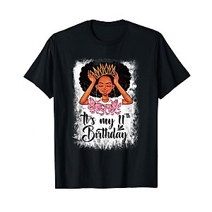 11 Year Old Gift Women Girls Teenager It's My 11th Birthday T-Shirt