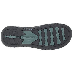 Skechers Women's Reggae-Soundstage Thong Sandal,Black,8 M US