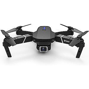 Foldable Remote Control Drone with Dual HD Camera Explore and Record Your Adventures (Black)