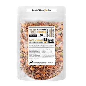 I and love and you Irresist-a-Bowls Freeze Dried Dog Food - Chicken + Duck- Prebiotics, Grain Free, Filler Free, Meal Enchancer, 9oz Pouch, 4pk