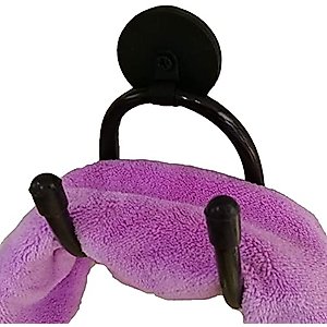 [Upgrade] Mini Magnetic Towel Hook Towel Hanger Rack for Kitchen Dish Towels , Hand Towels, Sports Sweat Towels , Gym Towels, etc. Not for Bath Towels - No Installation Required