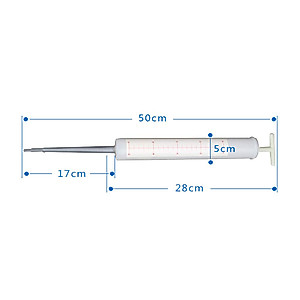 BinaryABC Giant Toy Syringe,Halloween Party Props,Doctor Cosplay Costume Supplies,Graduation Party Props