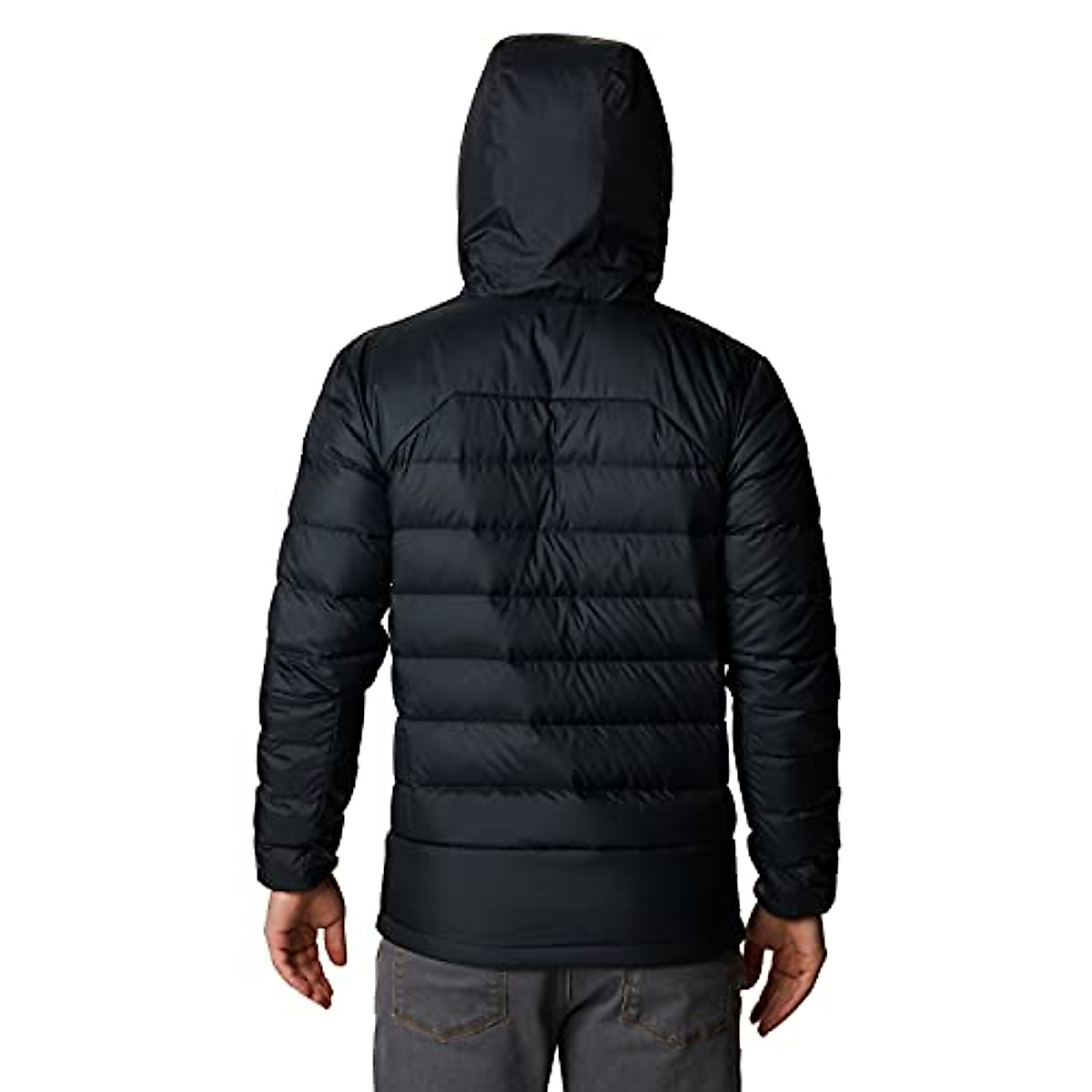 Columbia Men's Autumn Park Down Hooded Jacket, Black, Large