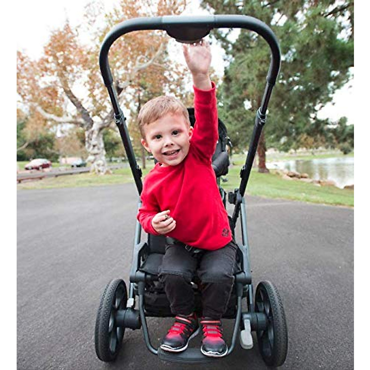 JOOVY Qool Bench Seat, Black