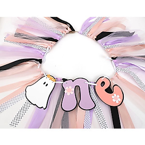 Spooky One Groovy Birthday High Chair Banner - Halloween 1st Birthday Party Decorations, Halloween Party Banner,Ghost One Baby Shower, Happy Halloween Banner, Boho Happy Boo Day Garland For Birthday