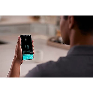 KOHLER H2Wise+ Smart Home Water Monitor and Automatic Shutoff Valve, Water Leak Detector and Water Usage Tracker,White