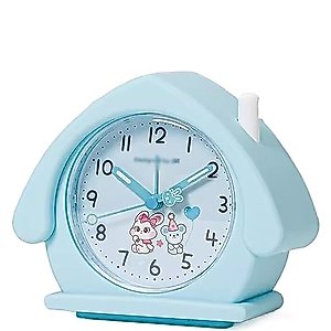 HEGZA Analog Alarm Clock Cute Loud Alarm Clock, Kids Alarm Clocks for Bedroom with Silent Non-Ticking and Night Light, Alarm Clock for Kids Teens Girls Kids Alarm Clocks (Color : Brass)