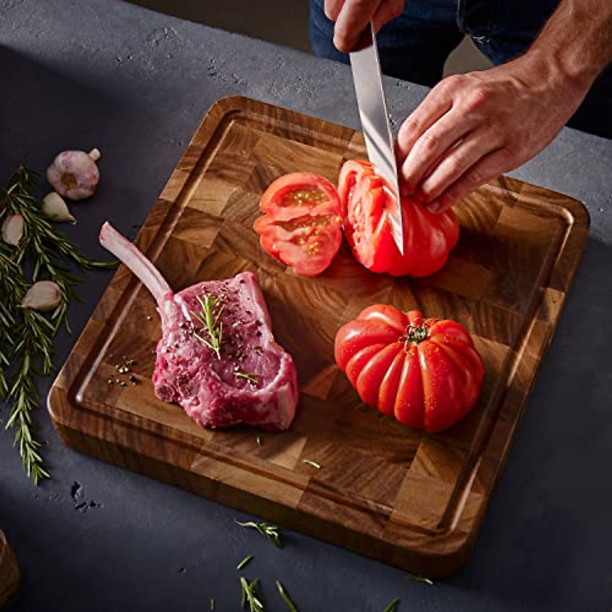 Wusthof IKON Blackwood 7 Piece Slim Knife Block Set