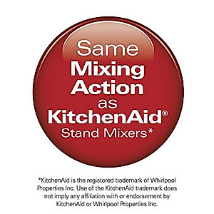 Hamilton Beach 6 Speed Electric Stand Mixer with Stainless Steel 3.5 Quart Bowl, Planetary Mixing, Tilt-Up Head (63325), 300 Watt Motor, Black