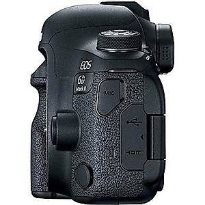 Canon EOS 6D Mark II Wi-Fi Digital SLR Camera Body with BG-E21 Battery Grip (Renewed)