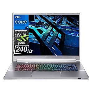 Acer Predator Triton 300 SE Gaming Laptop 2023 Newest, 16" 240Hz IPS Display, Intel Core i7 12700H Processor, NVIDIA GeForce RTX 3060, 64GB RAM, 2TB SSD, Wi-Fi 6E, Backlit Keyboard, Windows 11 Home