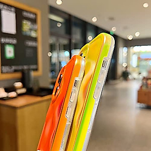 LY&SASIF Compatible with iPhone 14 Pro Holographic Case, Cute Laser 3D Water Ripple Bling Glitter Luxury Wave Shape Phone case for Women Girls Silicone Protection Cover (hot Pink)