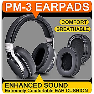 Sixsop PM-3 Earpads Compatible with Oppo PM-3 PM3 PM 3 Headphones Replacement Ear Pads/Ear Cushion/Ear Cups