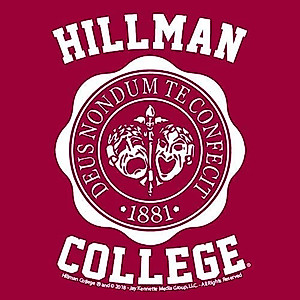 Hillman College - 80s Sitcom Retro hbcu - Fleece Pullover Hoodie (3XL, Maroon)
