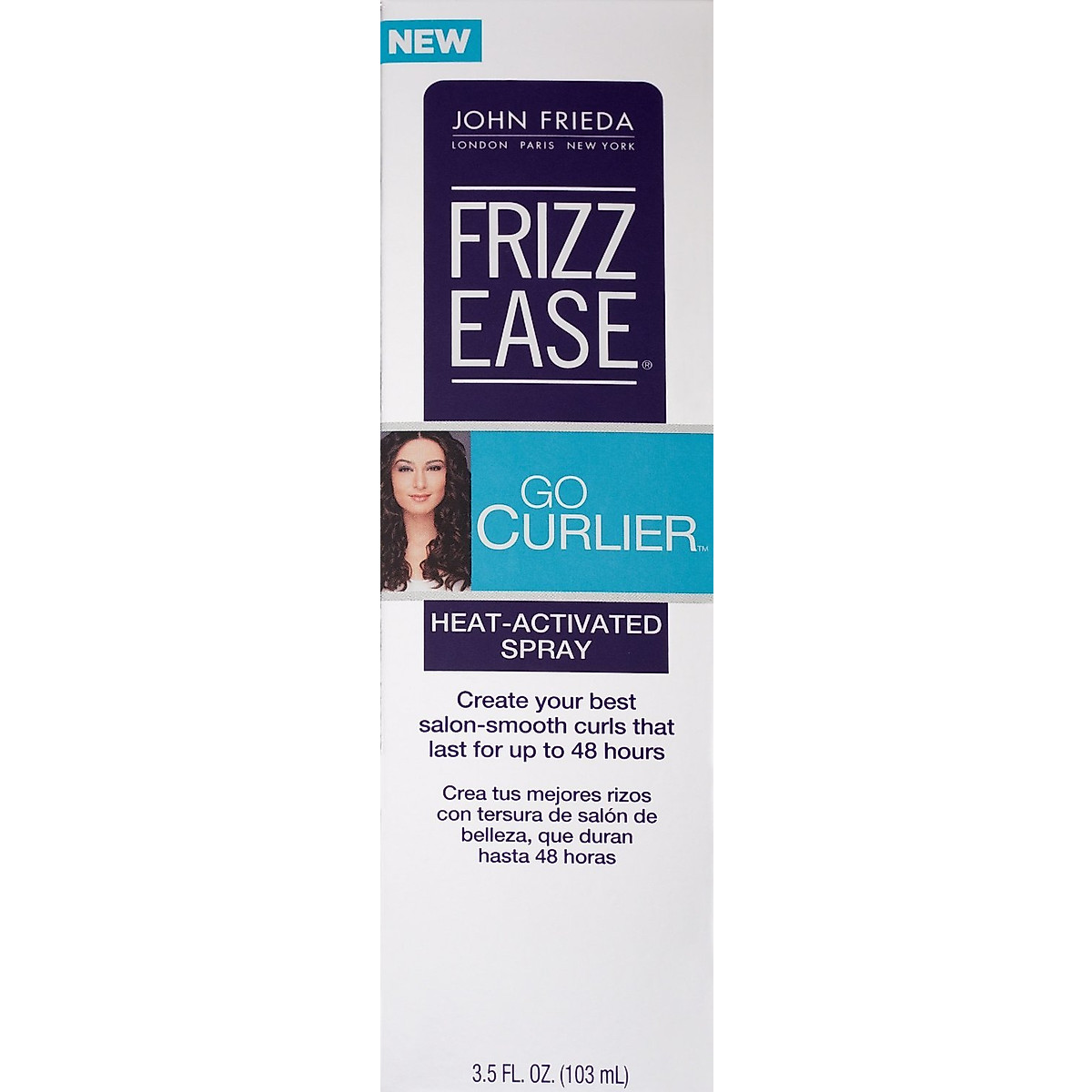 John Frieda Frizz-Ease Go Curlier Heat-Activated Spray 3.50 oz (Pack of 2)