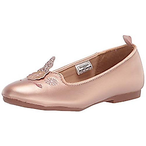 OshKosh B'Gosh girls Perl Ballet Flat, Blush, 7 Toddler US