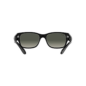 Ray-Ban RB4388 Square Sunglasses, Black/Grey Gradient, 55 mm