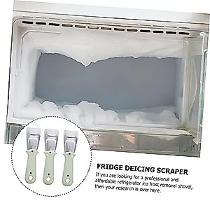 Yardwe 18 pcs Refrigerator Frost Removal Shovel ice Remover Shove Refrigerator defrost Shovel Scraper Tool Scraper for Cleaning car Cleaning Tools Kitchen Gadget Spoon Shovel Handheld pp