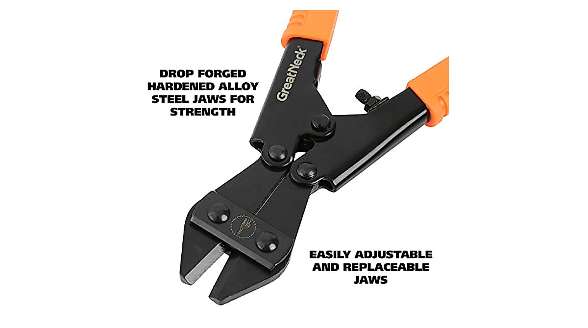 Great Neck 8 Inch Bolt Cutters - Strong & Versatile